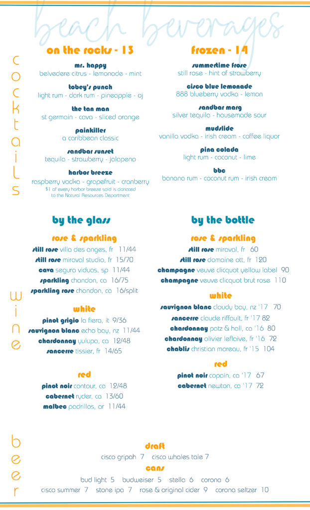 Sandbar Bev menu 6.1.20 (jpeg) - Sandbar Jetties Beach Bar + Restaurant ...