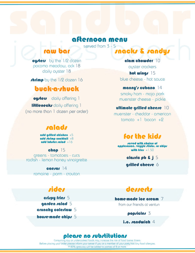Sandbar Mid Day Menu 6.1 (JPEG) - Sandbar Jetties Beach Bar ...